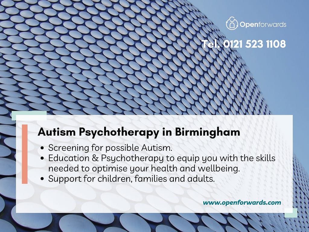 Autism Specialist Psychotherapy, Adult & Child Autism Birmingham