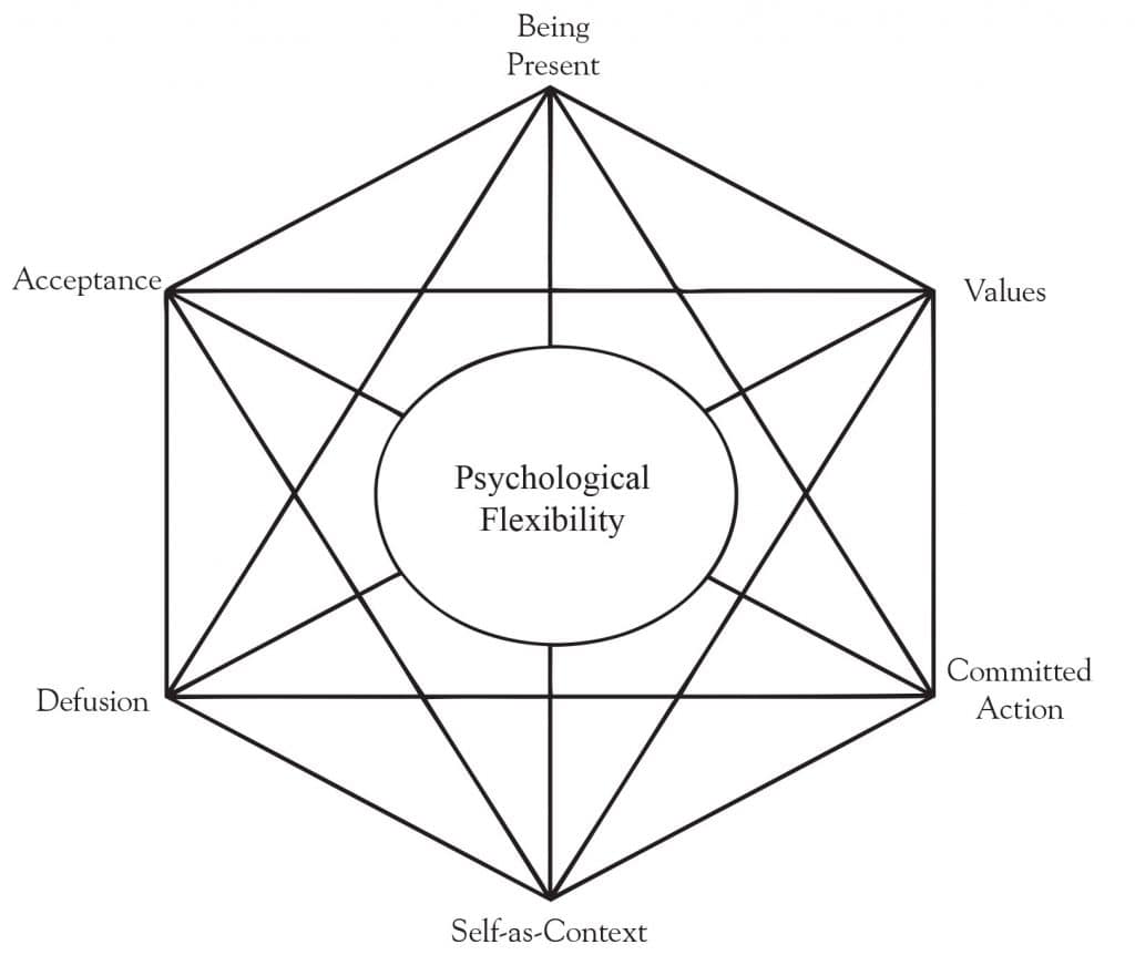 What are the six core processes of ACT?